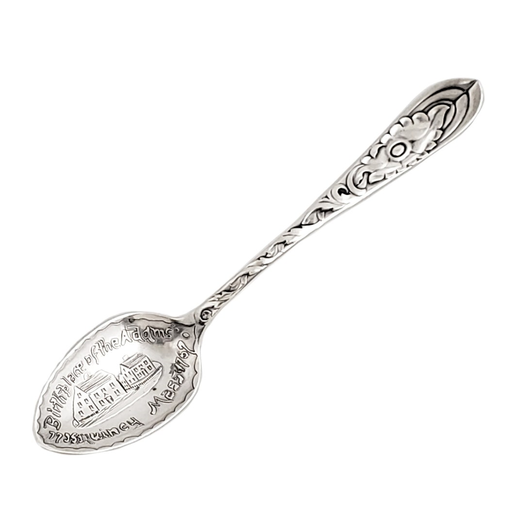 Antique Towle Sterling Silver Souvenir Spoon: John Adams Birthplace - Etsy