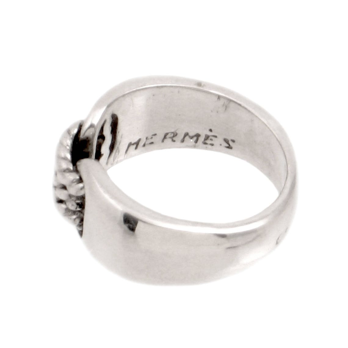 Vintage Hermes Sterling Silver Ring With Original Box | Etsy