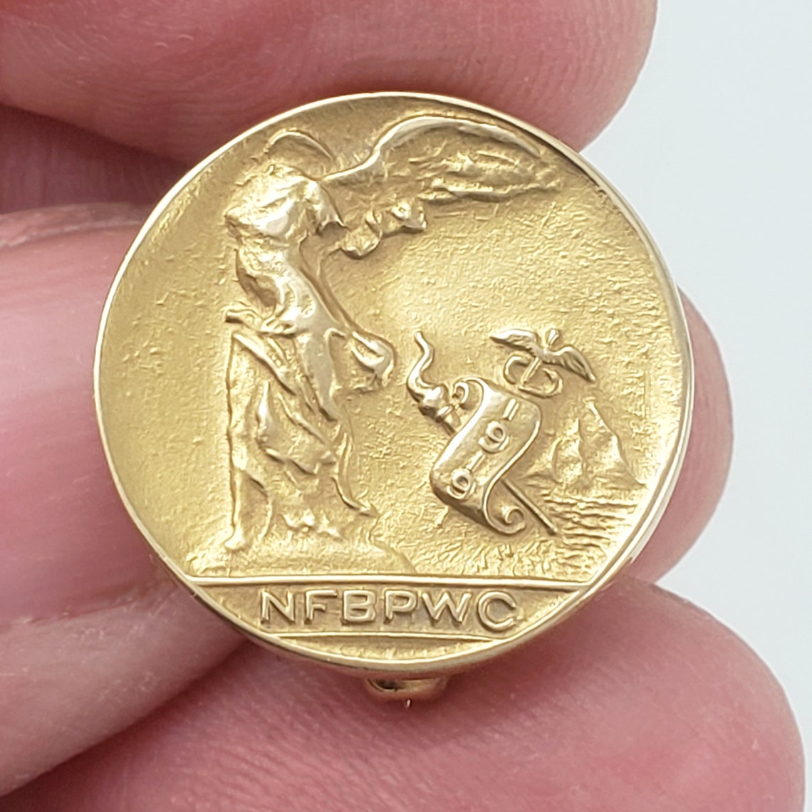 Vintage 14K Gold NFBPWC Pin Business and Professional Women - Etsy