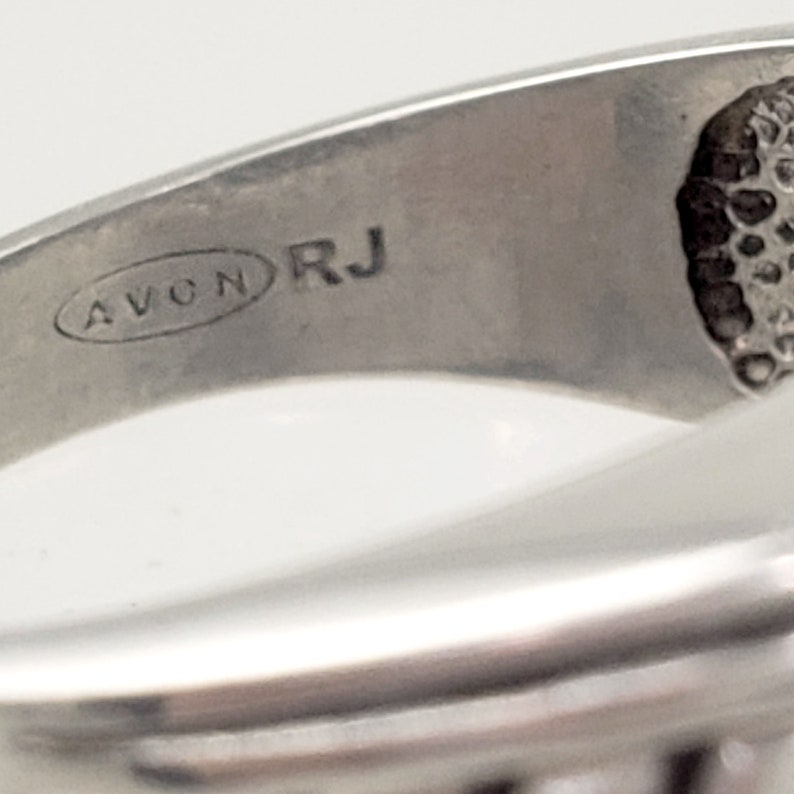 Vintage Sterling Silver Mens Ring Signed RJ Graziano for Avon - Size 11 ...