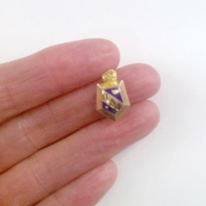 10K Gold Pi Lambda Phi Badge - Vintage Fraternity Pledge Pin - 9/16" Tall - Etsy