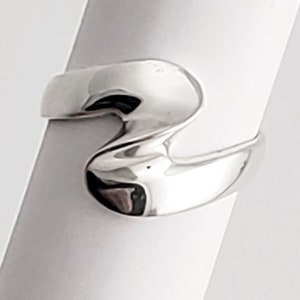 Vintage Sterling Silver Squiggle Ring - Fun Shape - Size 9 - Etsy
