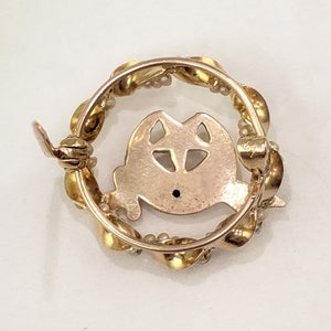 Antique Moolah Shriners Lapel Pin - 10K Gold With Diamond & Seed Pearls ...