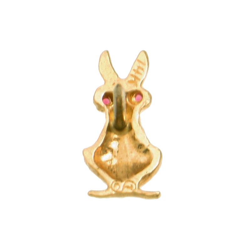 Vintage 14K Gold Tie Tack Unusual Kangaroo or Rabbit Figure - Etsy