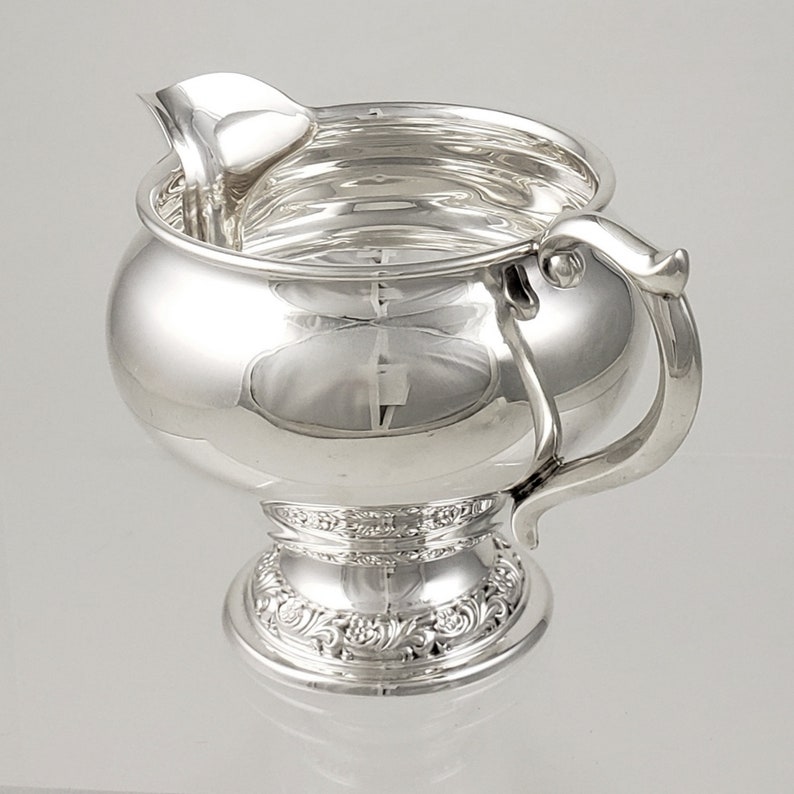 Vintage Sterling Silver Creamer by Alvin - Small Sauce Pitcher - 2 7/8 ...