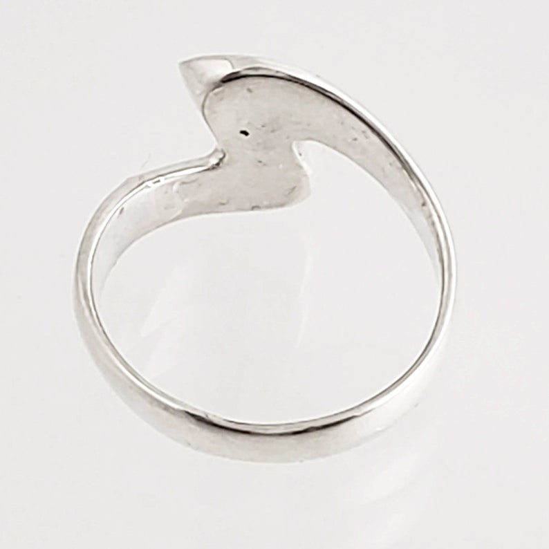 Vintage Sterling Silver Squiggle Ring Size 9 | Etsy