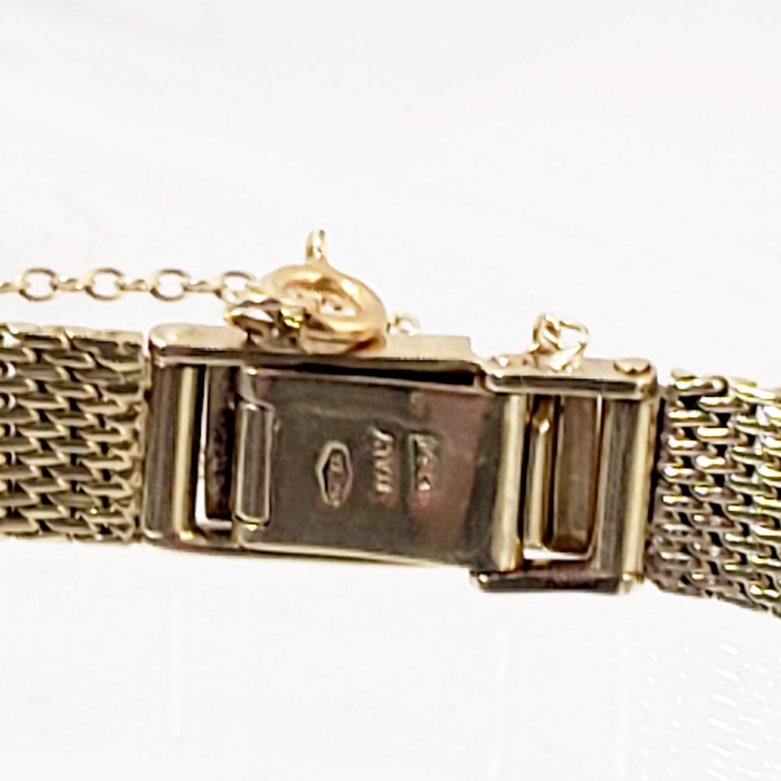 14K Gold Mesh Watch Band - Italian Made Vintage - 8mm Wide - Etsy