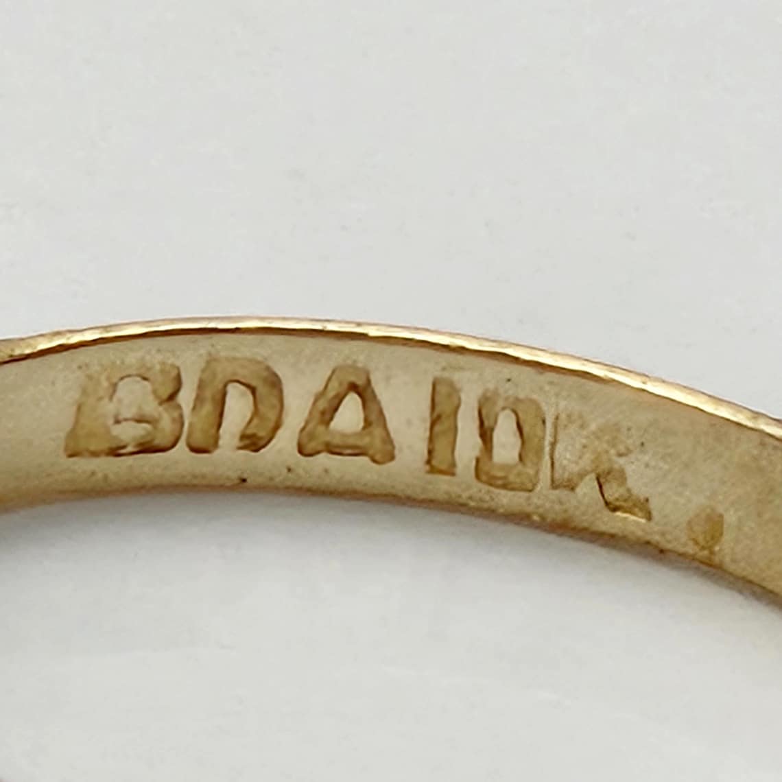 Tiny Vintage 10K Gold Infant Baby Ring Charm Pendant - Size 0 - 1/2" - Etsy