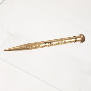 Antique Superite Mechanical Pencil Pendant- Gold-filled With Name Pearl ...