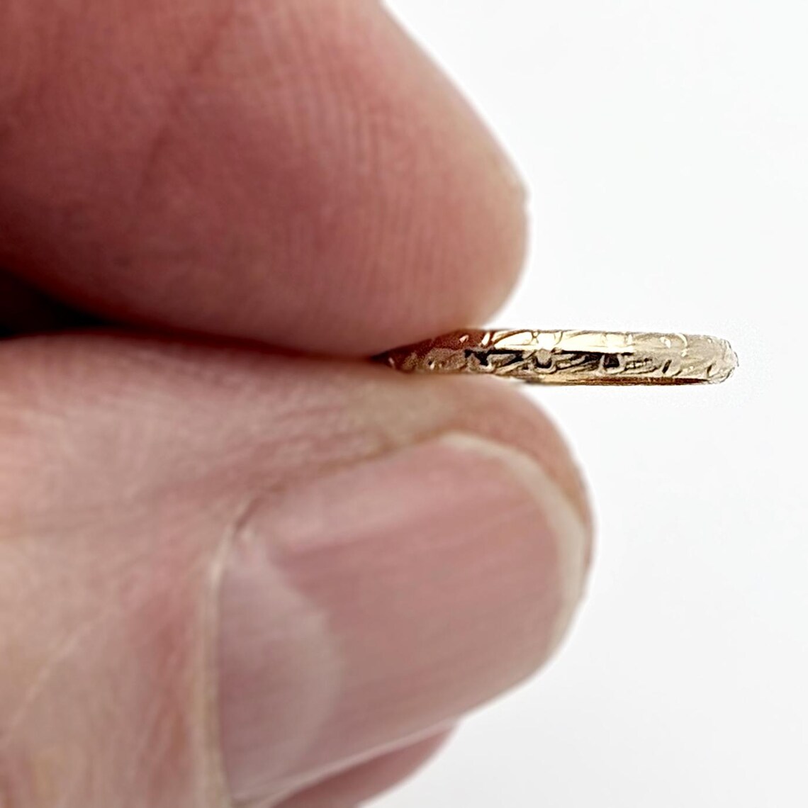 Tiny Vintage 10K Gold Infant Baby Ring Charm Pendant - Size 0 - 1/2" - Etsy