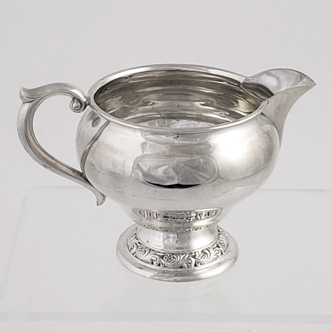 Vintage Sterling Silver Creamer by Alvin Small Sauce Pitcher | Etsy