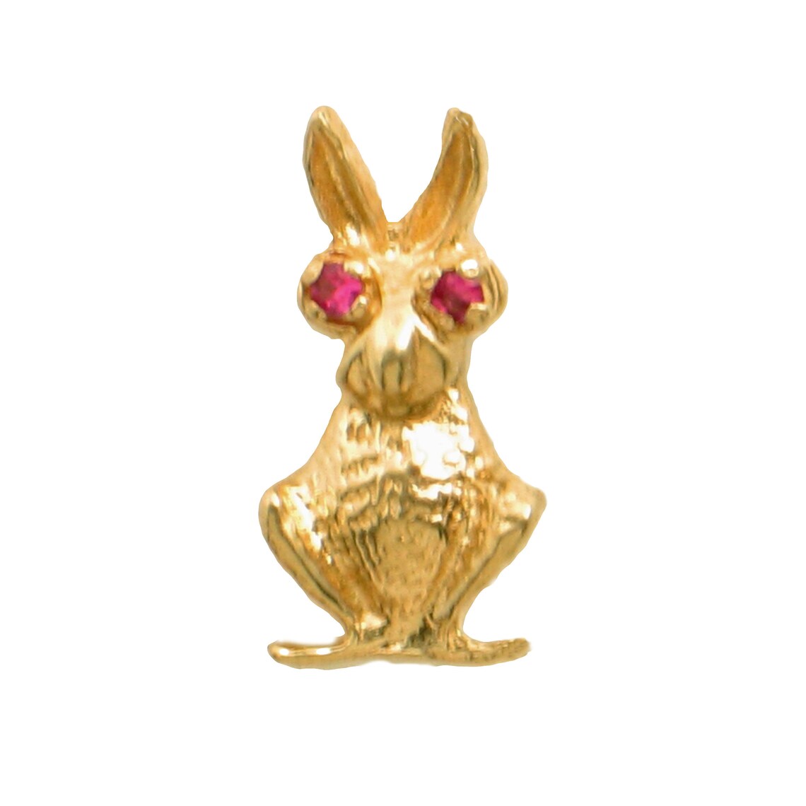 Vintage 14K Gold Tie Tack Unusual Kangaroo or Rabbit Figure - Etsy