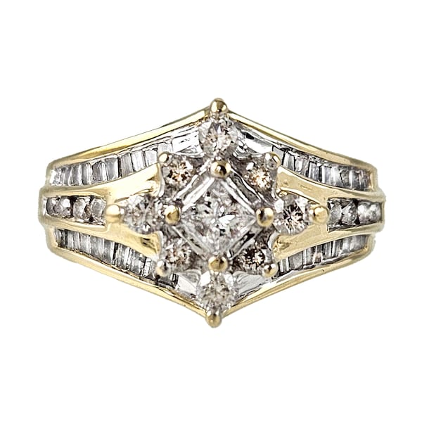 Multi Diamond Ring - Etsy