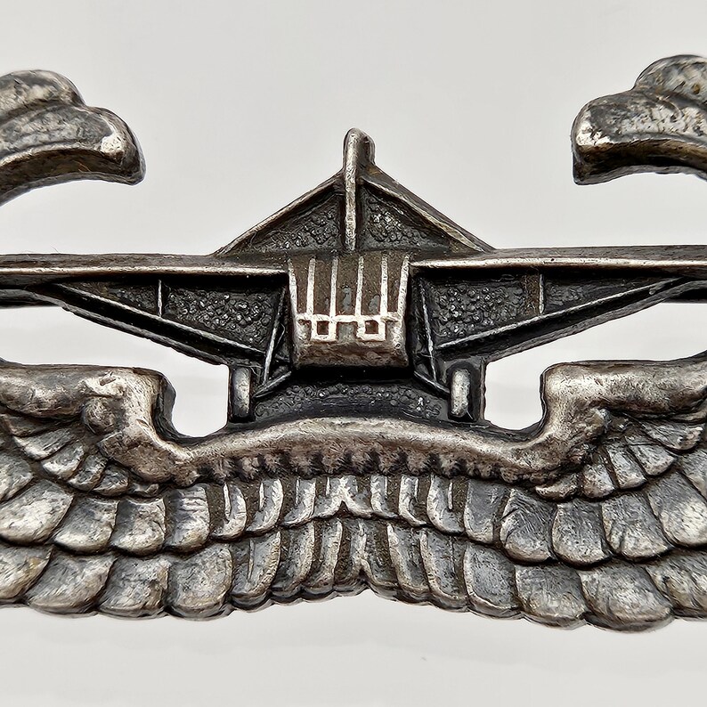 Vintage Glider Badge Wings Pin in Sterling Silver - US Army Airborne ...