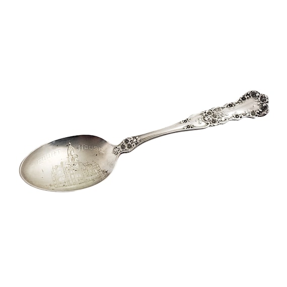 Antique Sterling Silver Spoon Scott County Courthouse - Etsy