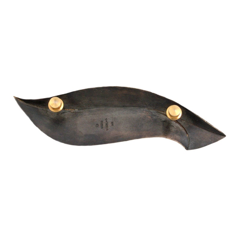 Sterling & 14K Gold Sculptural Brooch by Artist Hratch Babikian - Mixed ...