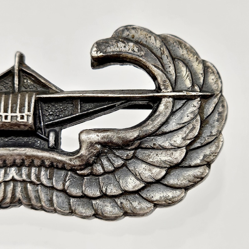Vintage Glider Badge Wings Pin in Sterling Silver - US Army Airborne ...