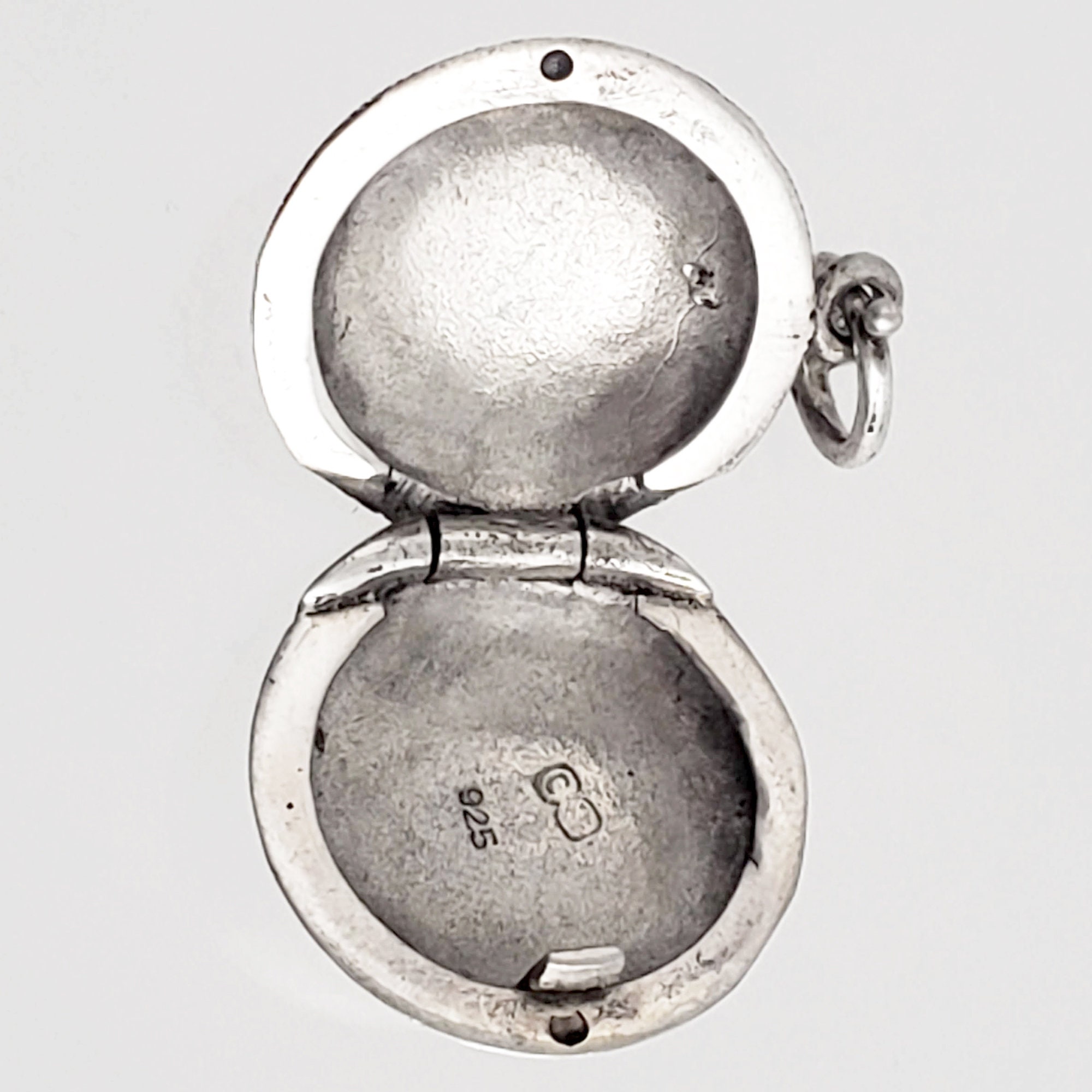 Vintage Sterling Silver and Marcasite Locket 7/8 | Etsy