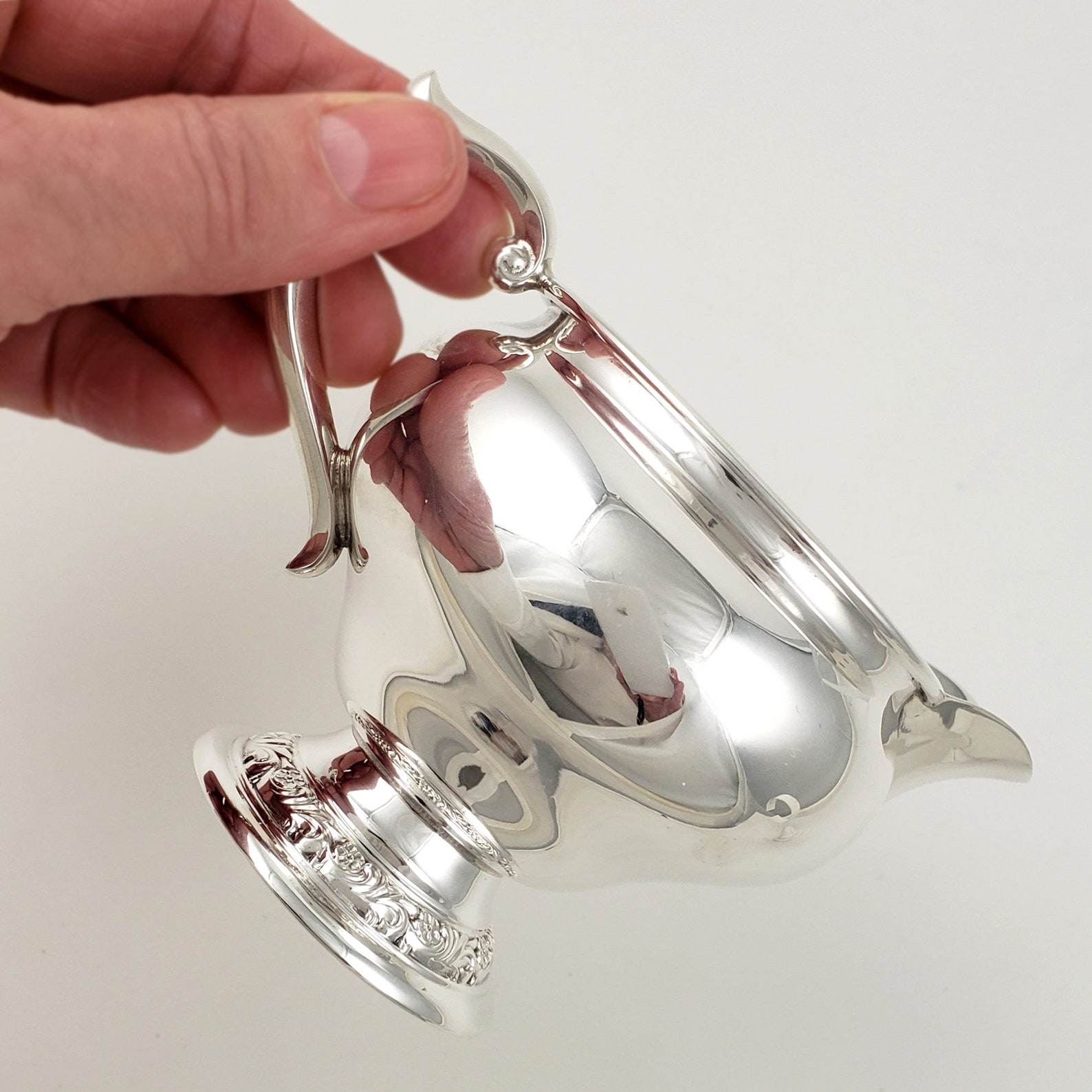 Vintage Sterling Silver Creamer by Alvin - Small Sauce Pitcher - 2 7/8 ...