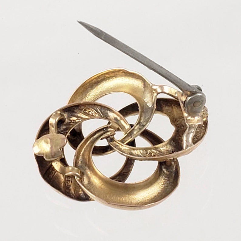 Small Victorian Brooch in 10K Gold Unisex Antique - Etsy
