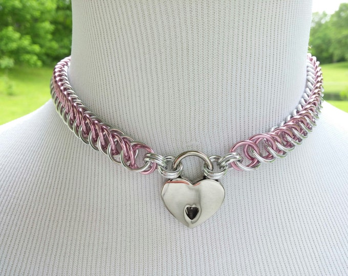 BDSM Discreet Day Collar Submissive Locking Slave Collar - Etsy