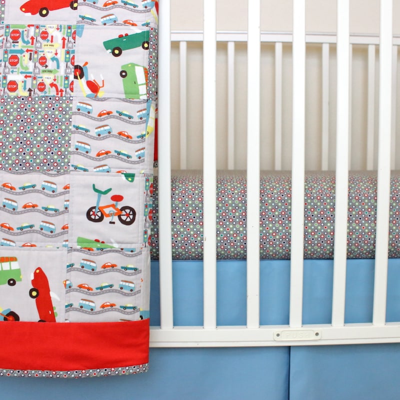 Cars Crib Set - Etsy