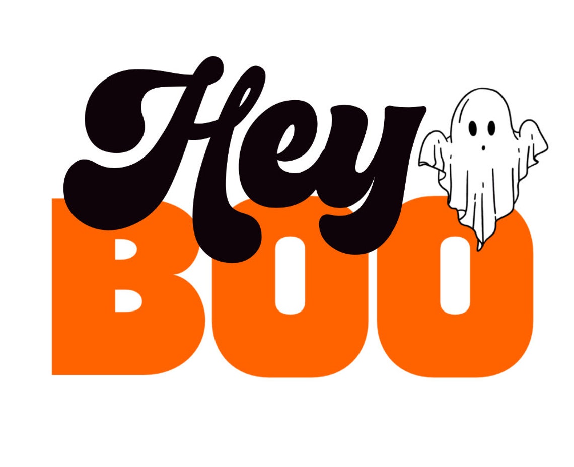 Hey Boo SVG Halloween Svg Ghost Svg Boo Svg Fall Svg - Etsy