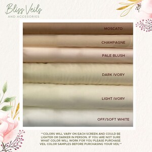 Soft Sheer Veil - Wedding Veil - Classic Veil - Elegant Veil - Simple ...