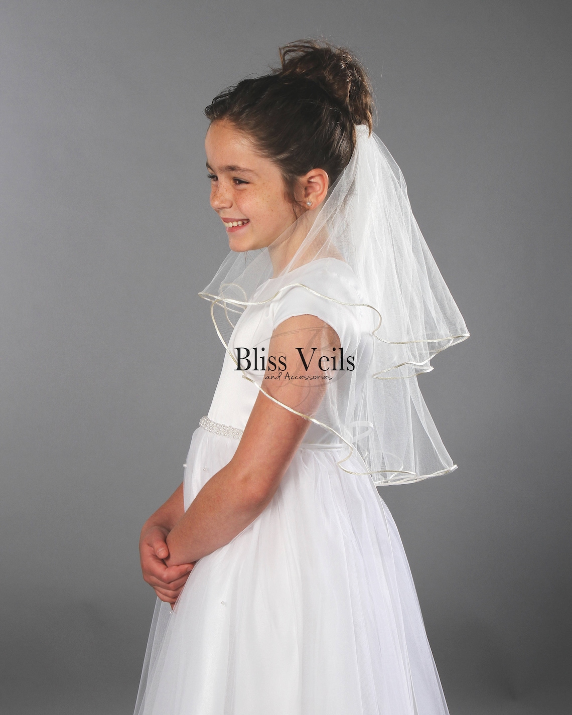 First Holy Communion Veil Fast Shipping - Etsy