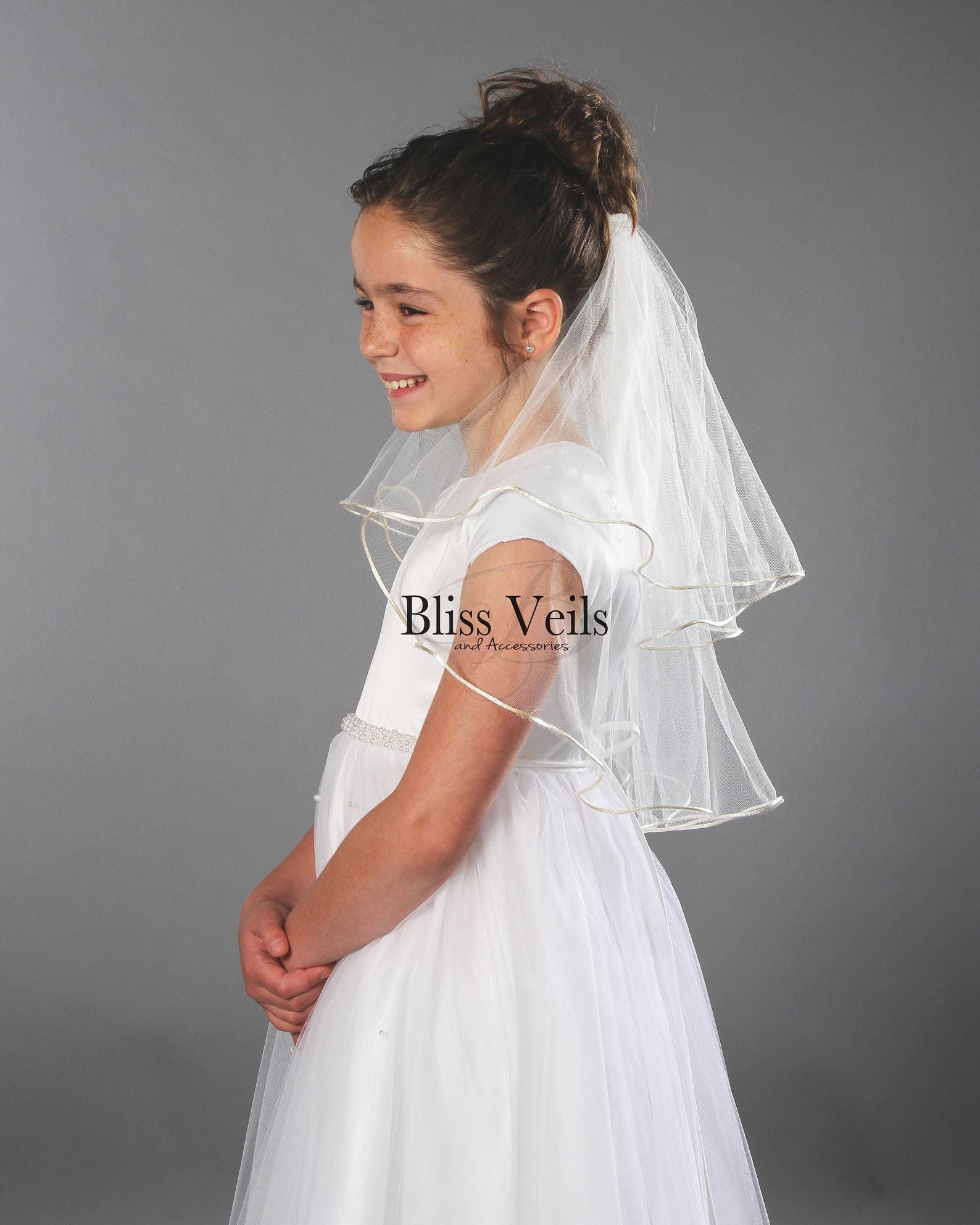 First Holy Communion Veil Fast Shipping - Etsy