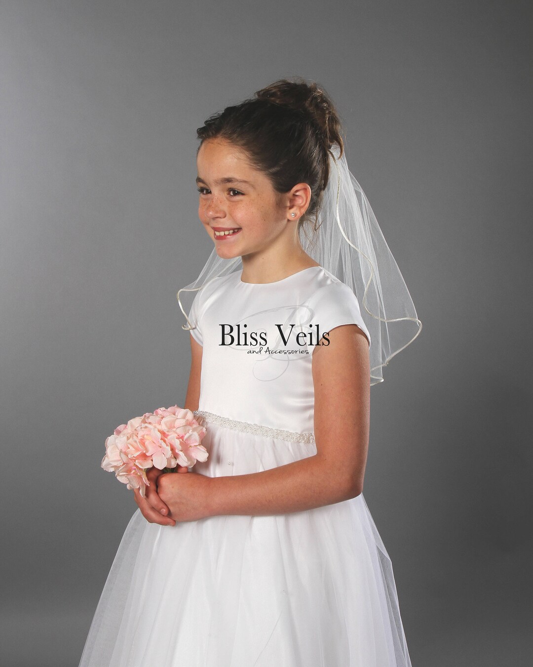 Confirmation Veil - Flower Girl Veil - Fast Shipping! - Etsy