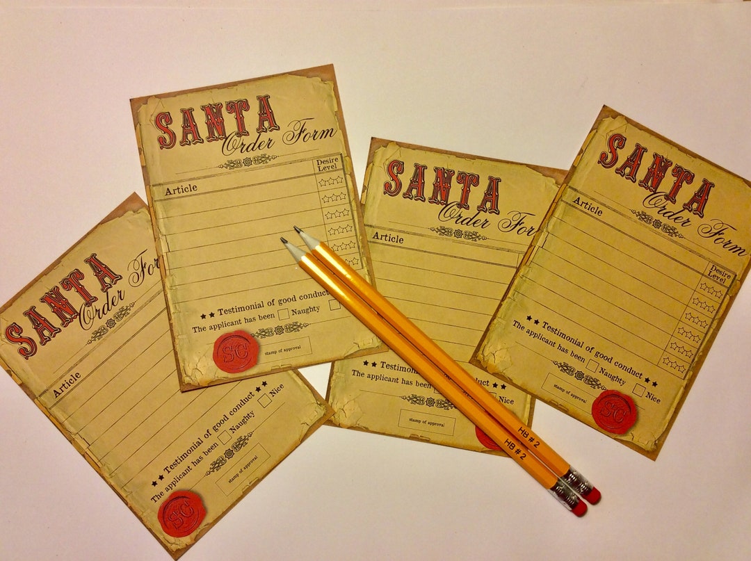 MY WISH LIST Eight Santa Wish List Cards Children s Order To Santa my-wish-list-eight-santa-wish-list-cards-children-s-order-to-santa