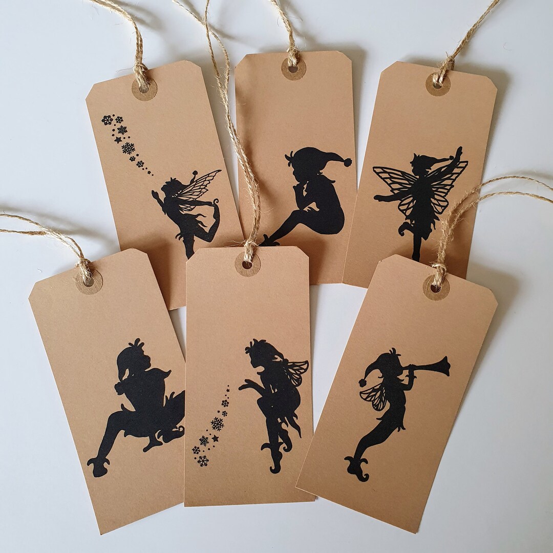 PERSONALISED PIXIES, Personalised and Hand Stamped Gift Tags, Elf ...
