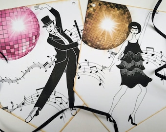 Music Note Bunting Flags Printable INSTANT DOWNLOAD DIY Black - Etsy