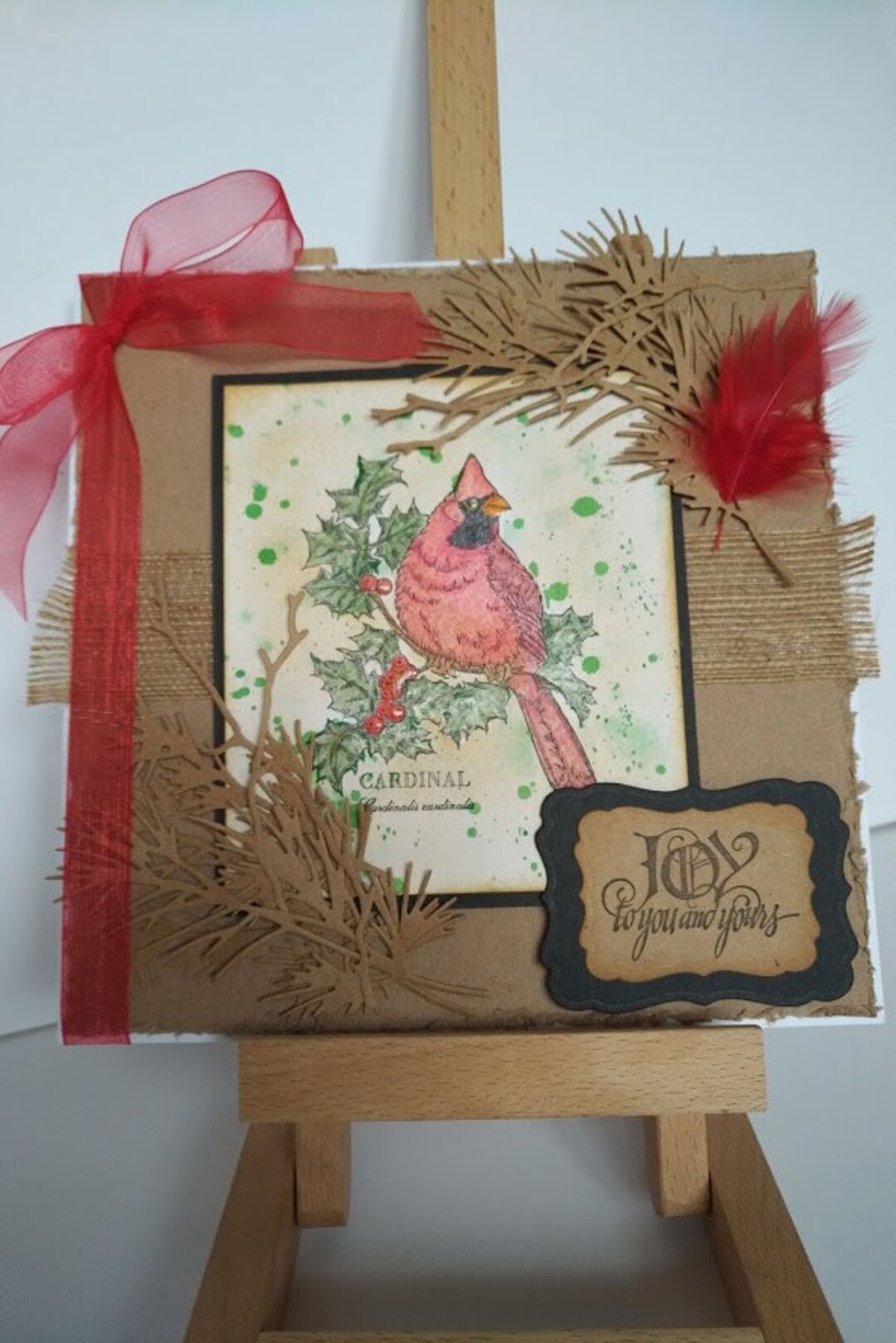 THE CARDINAL BIRD Christmas Card Nature Country Bird - Etsy