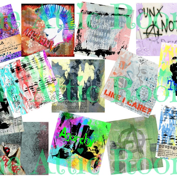 Punk Rock Art - Etsy
