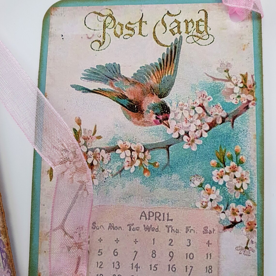 SPRING NOTEBOOK, Victorian Style Easter, Springtime Gift Tags, Spring ...