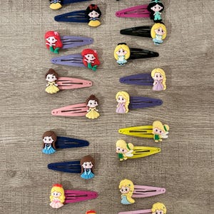 Princess Hair Clips - Fish Extenders, Party Favors, Cruise, Disney - Etsy