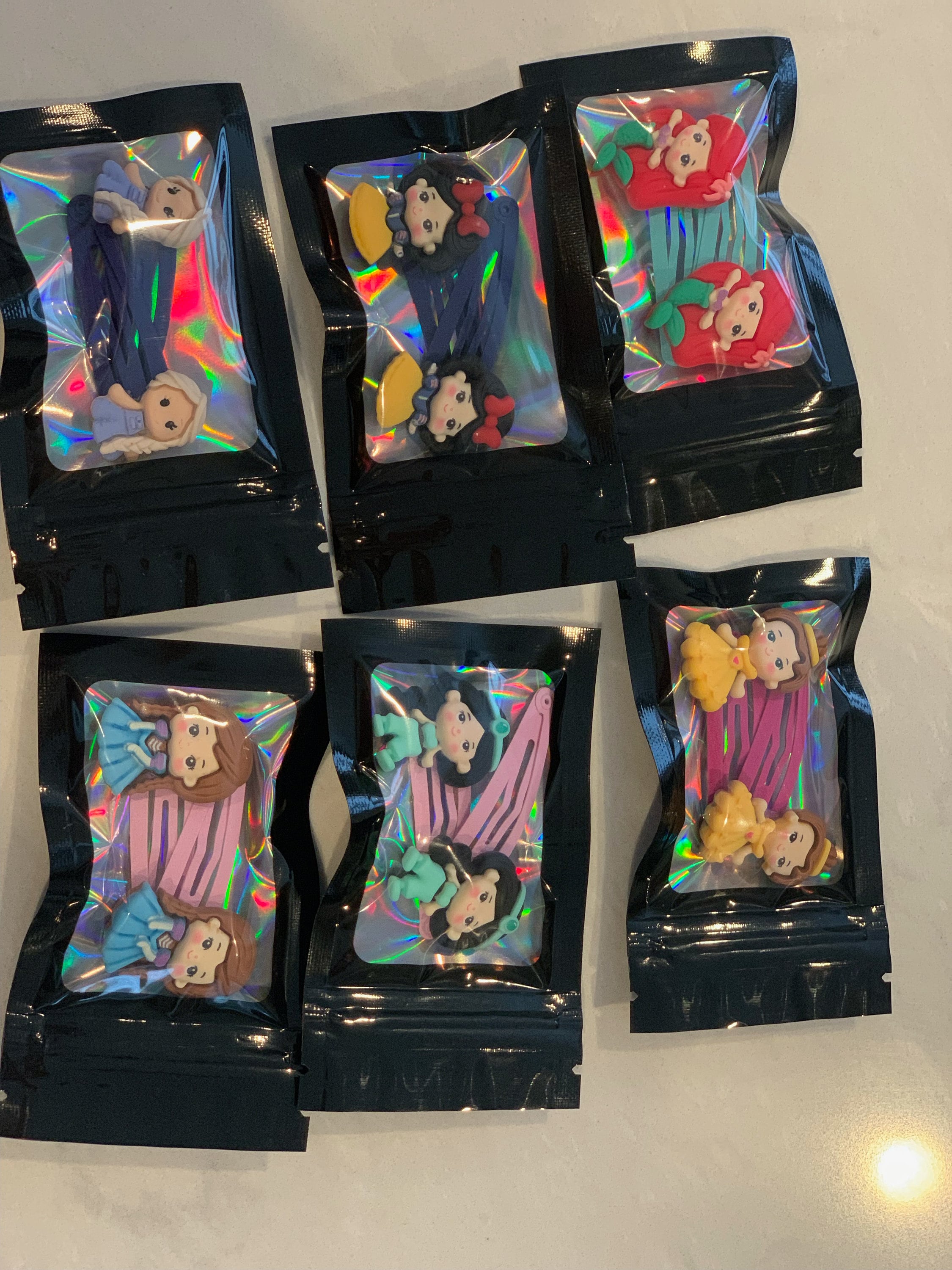 Princess Hair Clips Fish Extenders, Party Favors, Cruise, Disney - Etsy