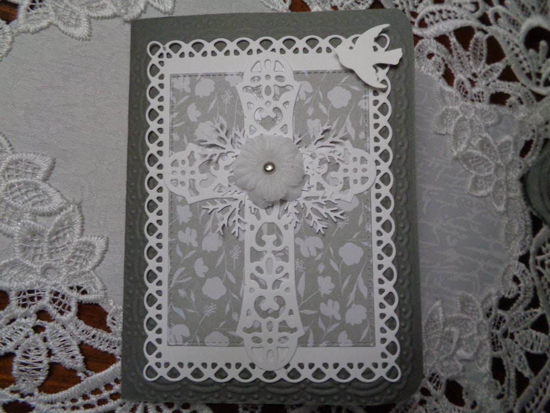 Confirmation Card, Religious Event, Easter, First Holy Communion, Dove ...