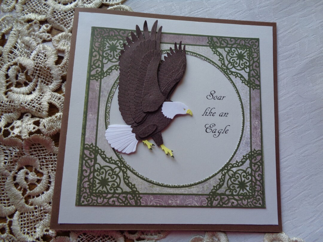 Graduation Card, Congratulations, Eagle, 3 Dimensional, Greeting Card ...
