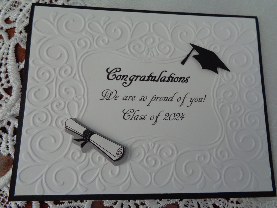 Graduation Card, High School, Grammar School, College, Congratulations ...
