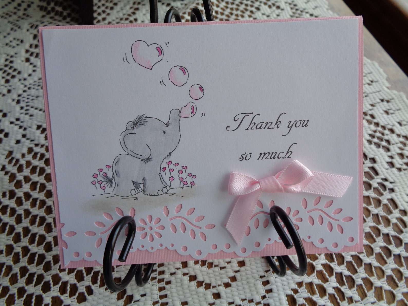 Baby Shower Thank You Cards Set de 10 Gracias Bebé Niña | Etsy