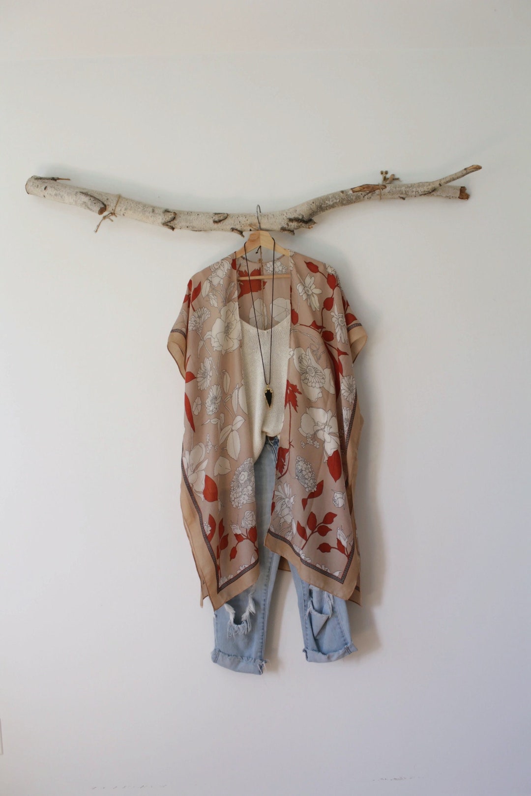 Kimono, FALL GARDEN , Bohemian Kimono, Floral - Etsy