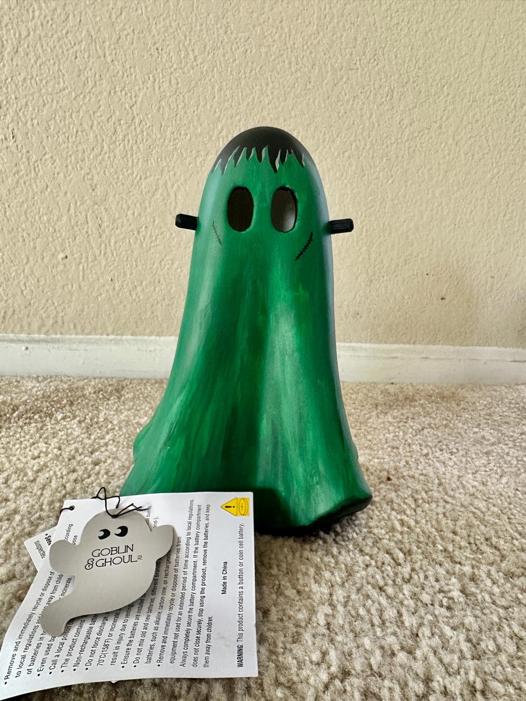 New Goblin & Ghoul Frankenstein Ghost, Was White but I Hand Painted ...