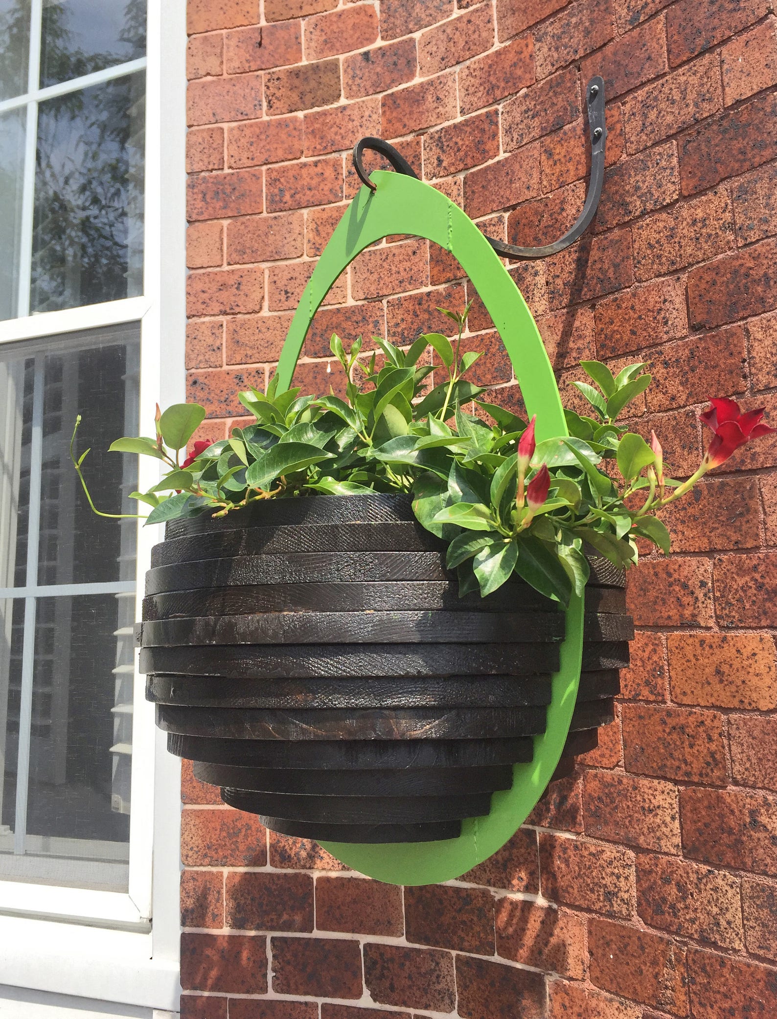 Mid Century Modern Hanging Planter - Etsy