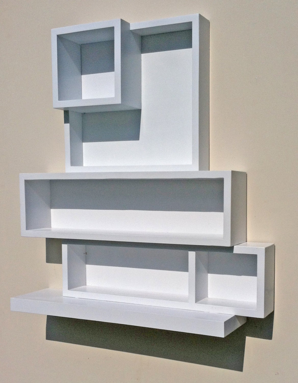 Shadow Box Modern Cube Shelving - Etsy