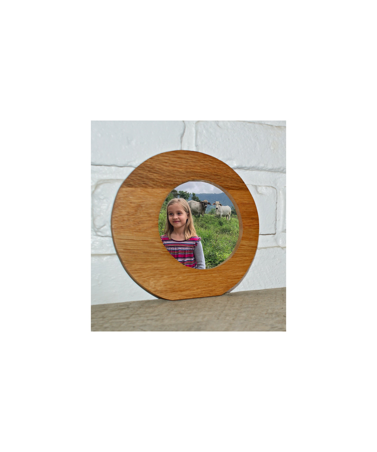 Small Mid Century Modern Wooden Picture Frame - Etsy