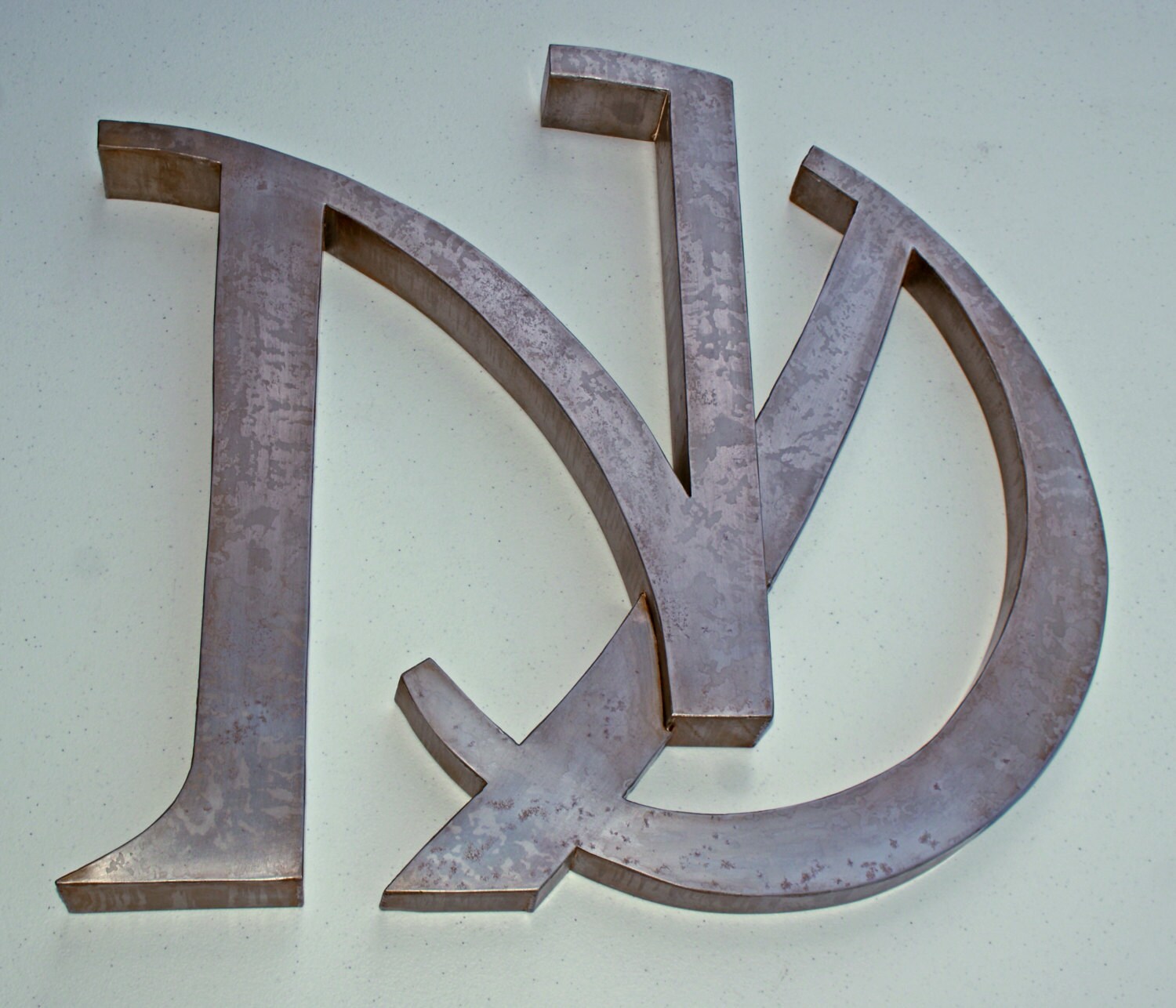 Custom Metal Letters N and D - Etsy