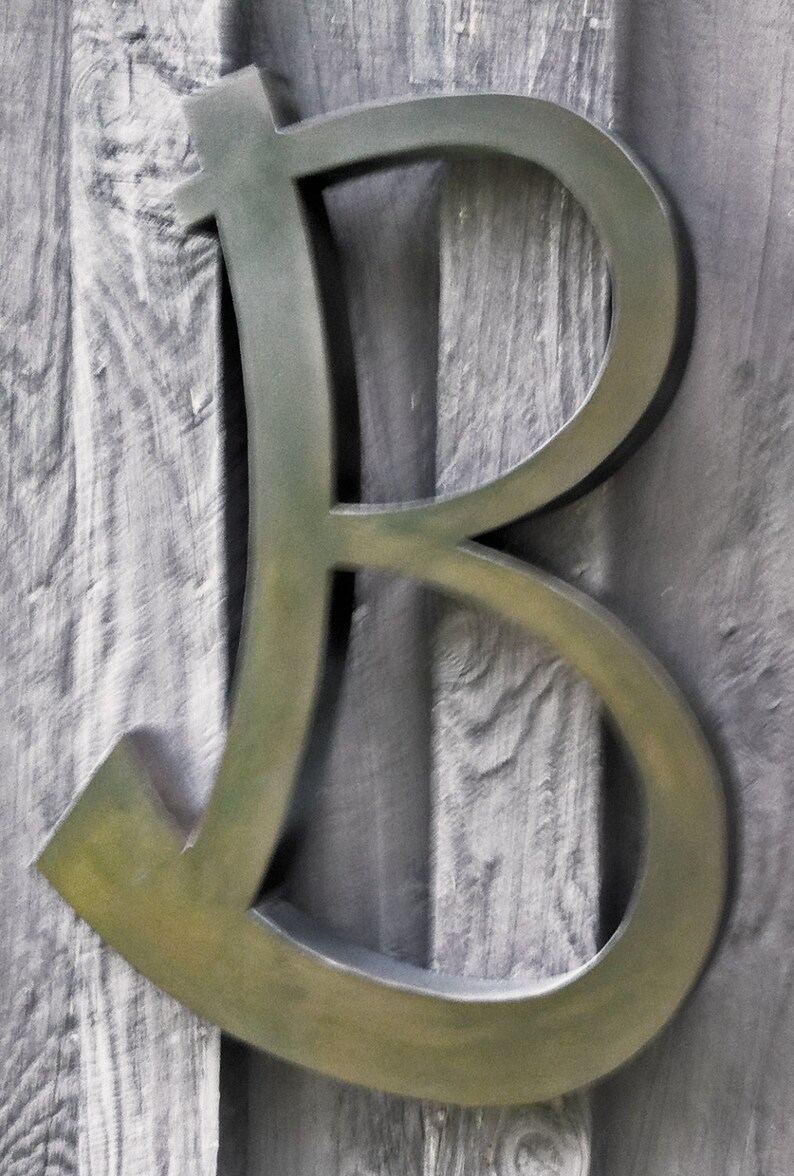 Custom 24 Letter B Decorative Metal Letter - Etsy